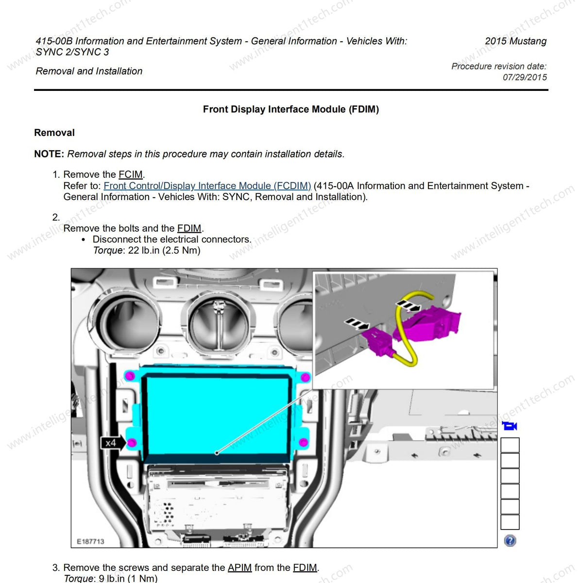 2015 Ford Mustang 4"Sync1 to 8"Sync3 Upgrade – intelligent1tech