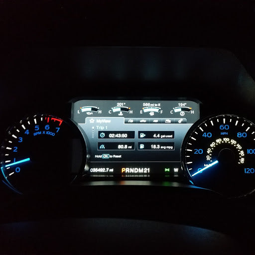 2015 2016 2017 Ford F-150 8'LCD Instrument Cluster Speedometer upgrade ...